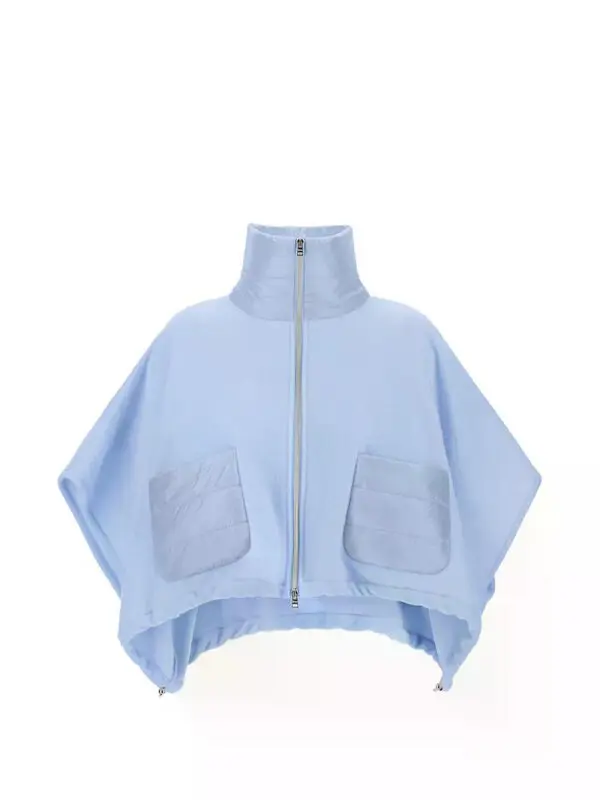 Herno Resort Kimono-sleeve Poncho