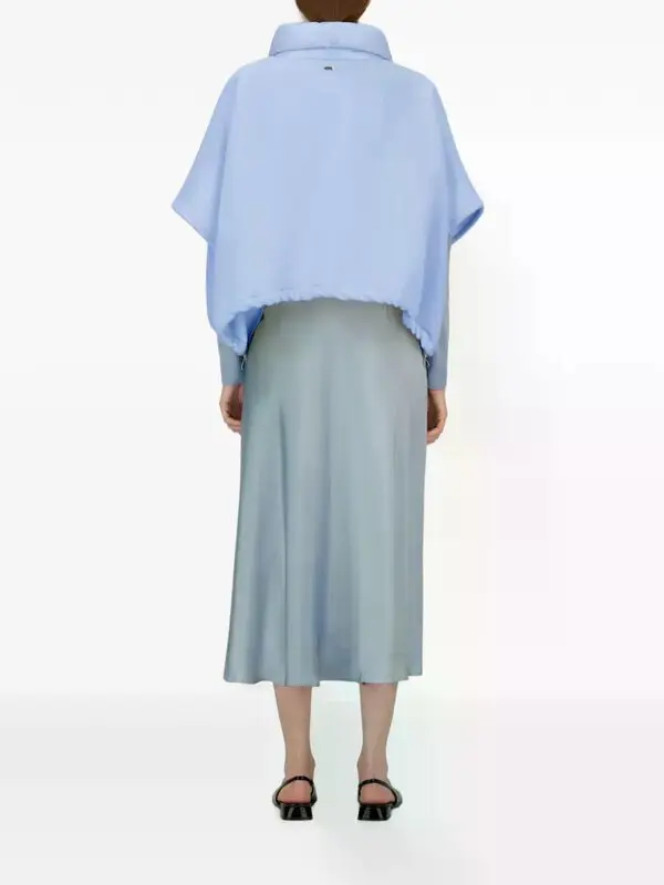 Herno Resort Kimono-sleeve Poncho