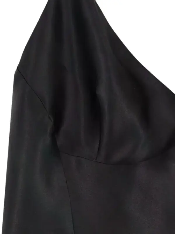 Alberta Ferretti V-neck Flared Midi Dress