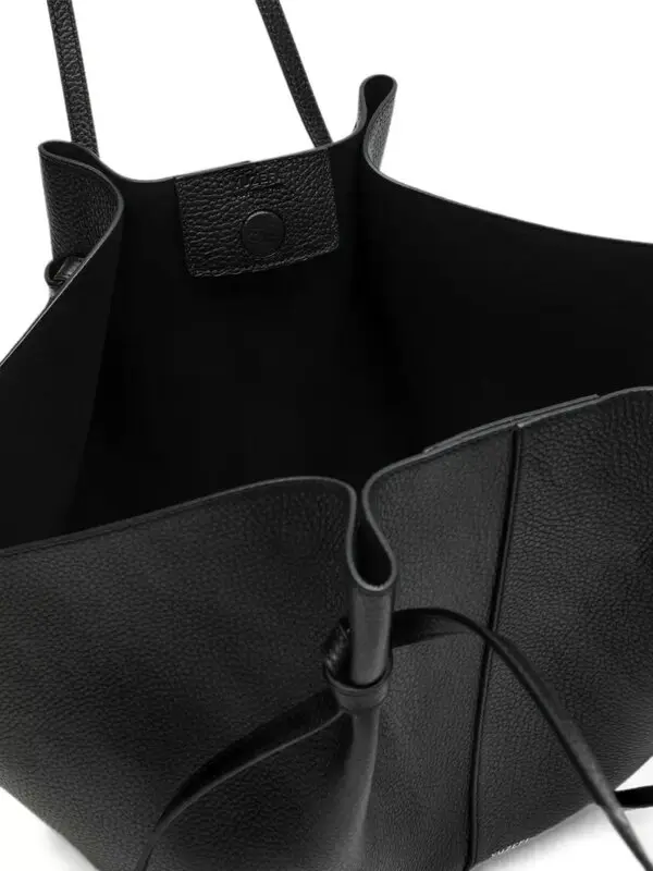 Yuzefi Mochile Pebbled Leather Shoulder Bag