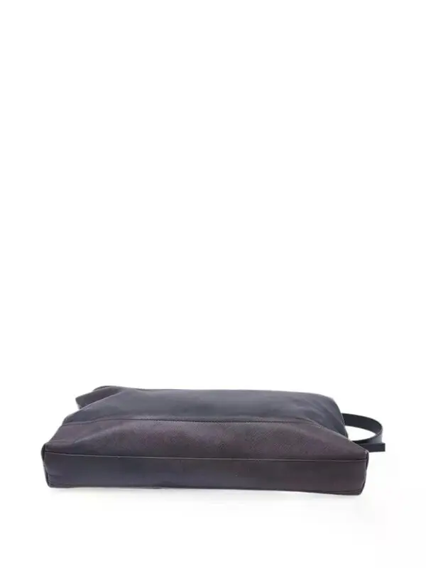 FERRAGAMO Fold-over Leather Shoulder Bag
