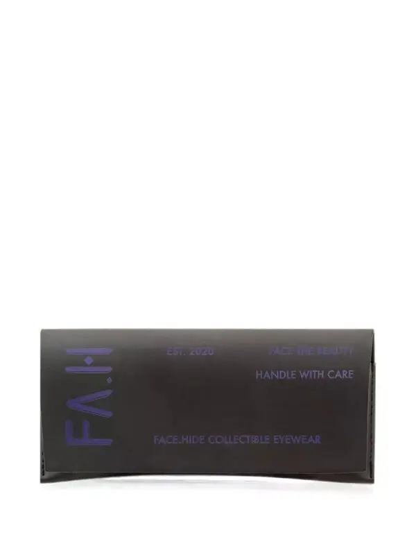 FACE.HIDE Numero Zero Square-frame Sunglasses