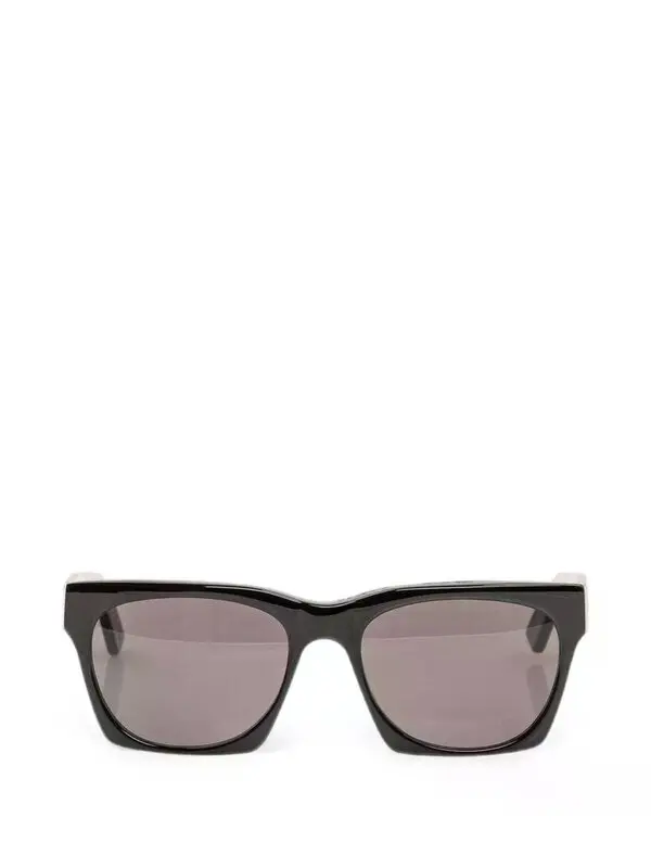 FACE.HIDE Numero Zero Square-frame Sunglasses - Black