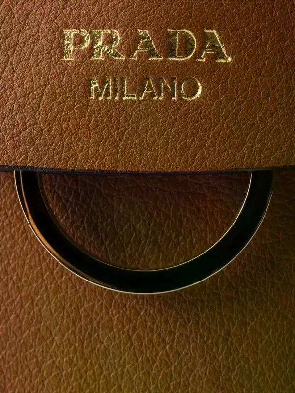 Prada Large Leather Tote Bag