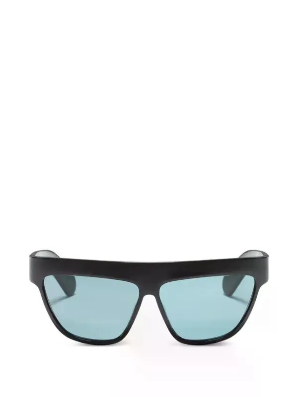 Valentino Garavani Vlogo Signature Geometric-frame Sunglasses - Black