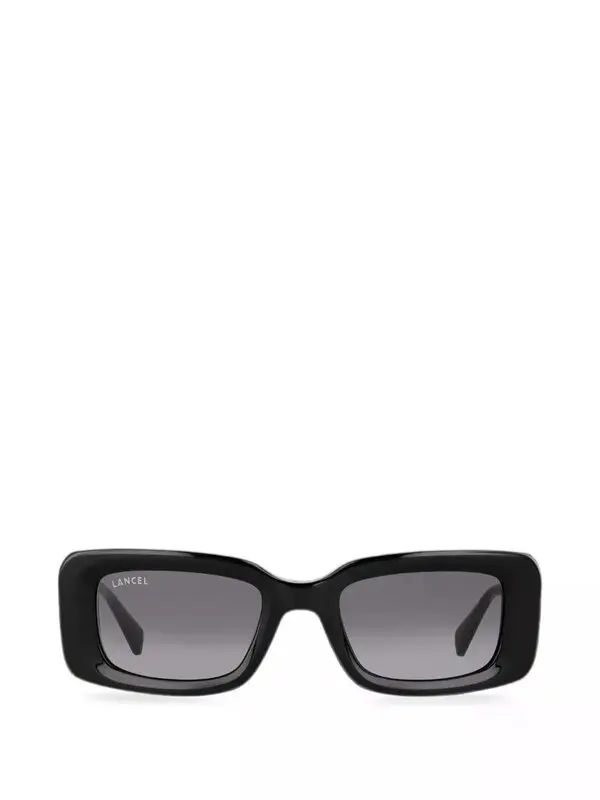 LANCEL Premier Flirt Rectangle-frame Sunglasses - Black