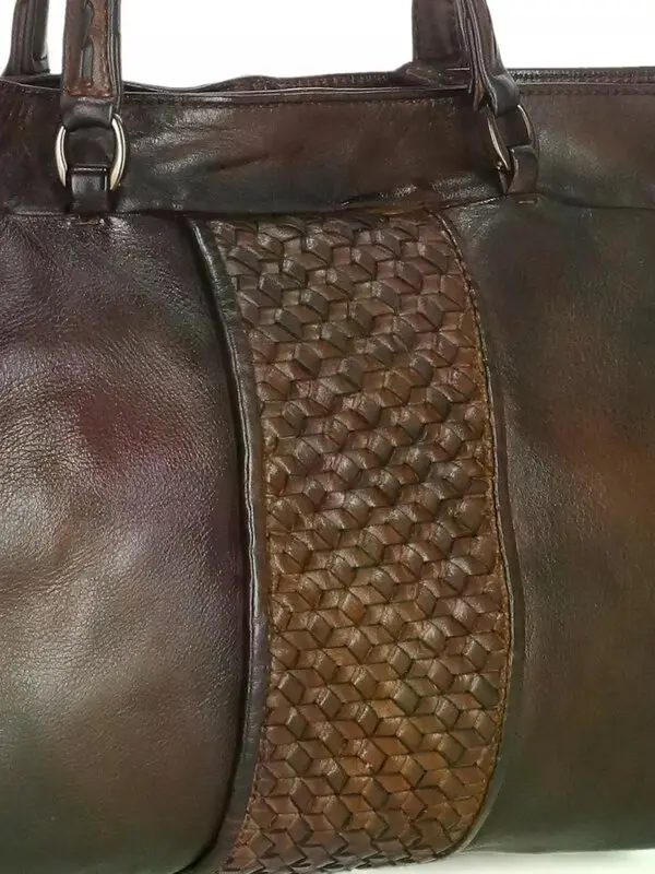 REPTILE'S HOUSE Braided Leather Tote Bag