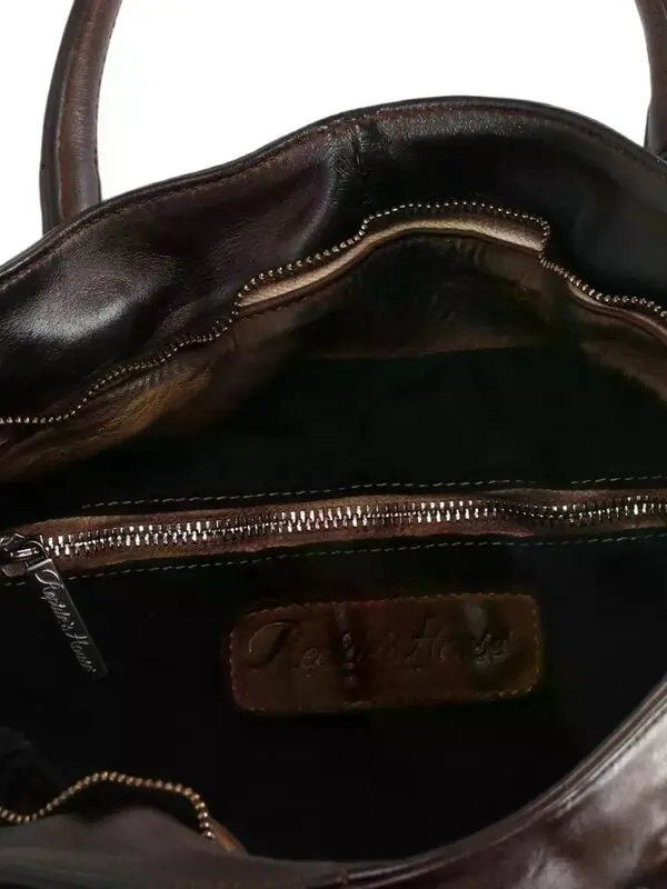 REPTILE'S HOUSE Braided Leather Tote Bag