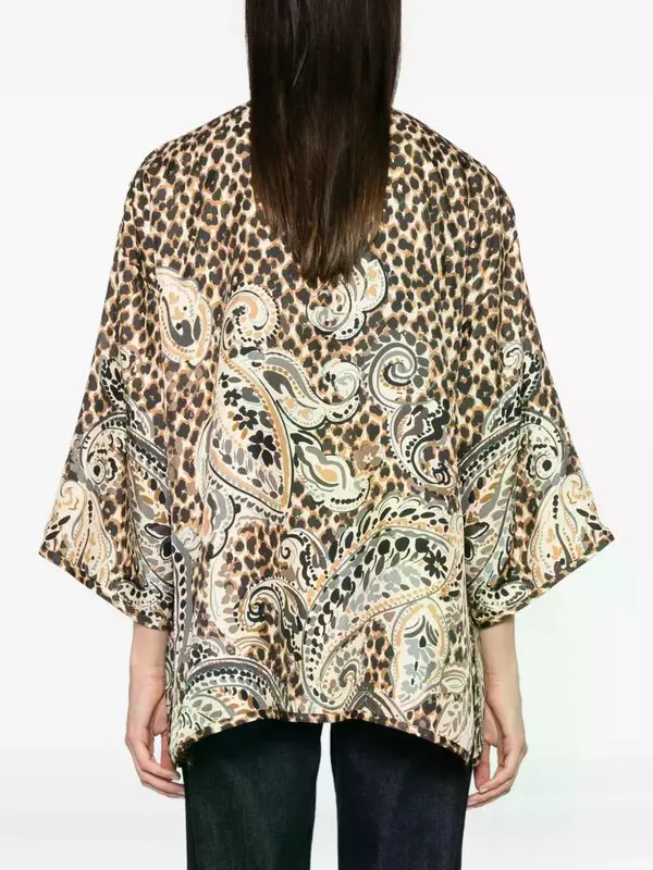 Etro Leopard-print Paisley Jacket