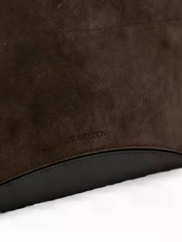 JW Anderson Contrast-stitch Suede Tote Bag