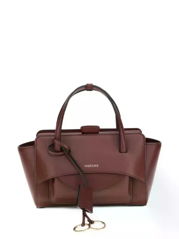 HIDESINS Small Flap Logo-detail Handbag - Red