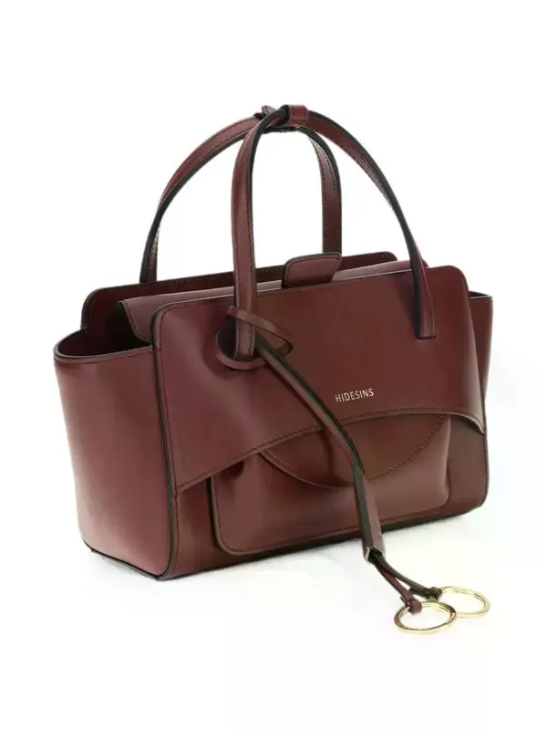 HIDESINS Small Flap Logo-detail Handbag - Red
