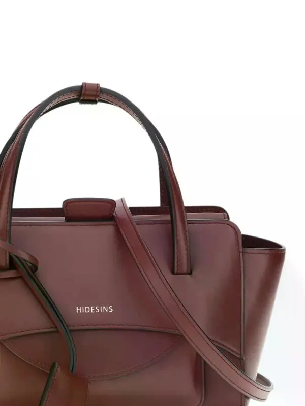 HIDESINS Small Flap Logo-detail Handbag - Red
