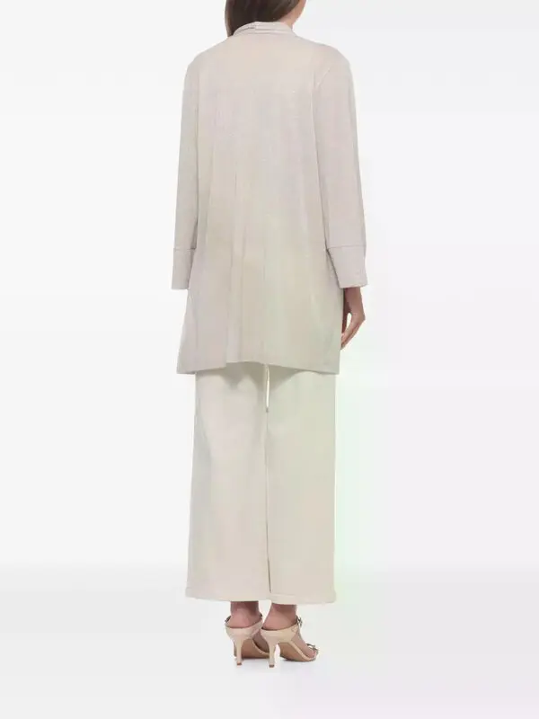 EMME Lurex-detail Cardigan Set