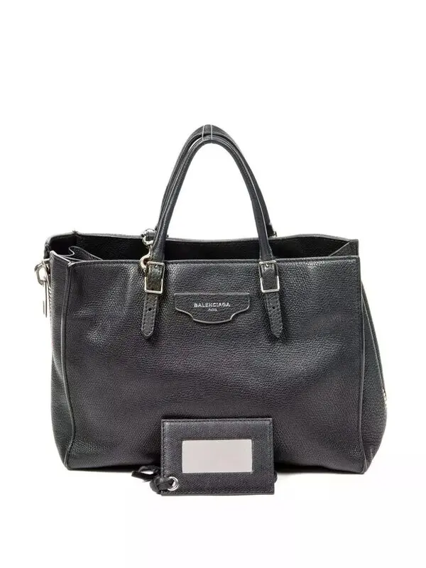 Balenciaga Papier A4 Zip Around Tote Bag - Black