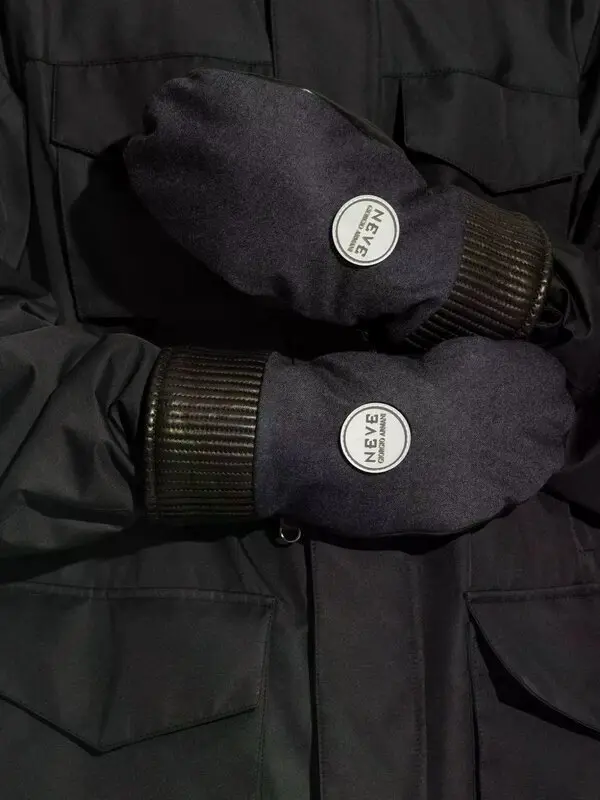 Giorgio Armani Logo-patch Gloves