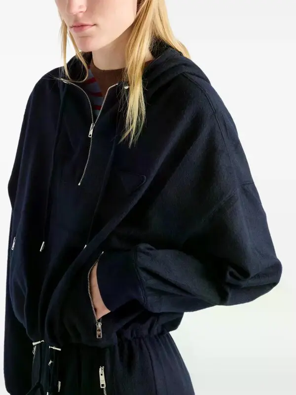 Prada Wool And Cashmere Hoodie