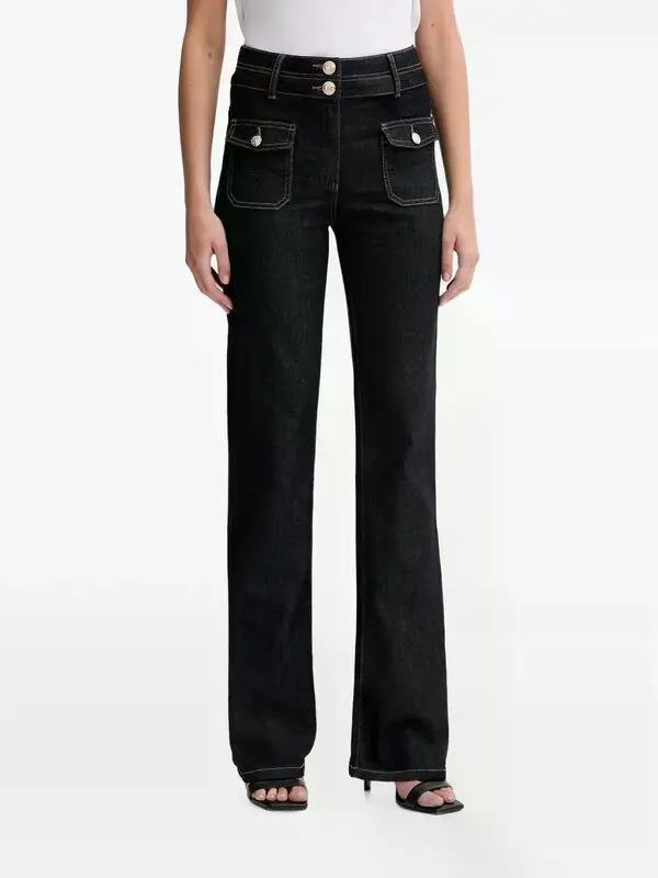 MORGAN Flap-pocket Flared Jeans