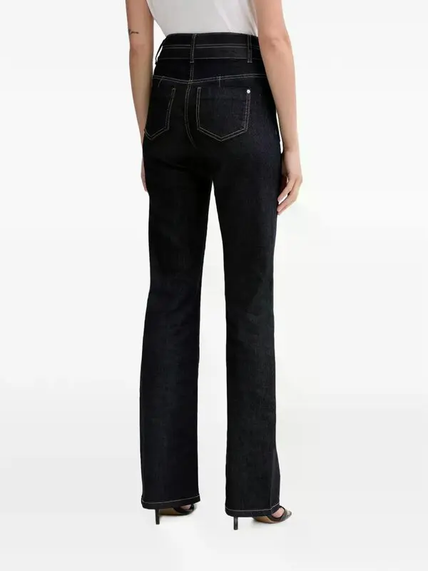 MORGAN Flap-pocket Flared Jeans