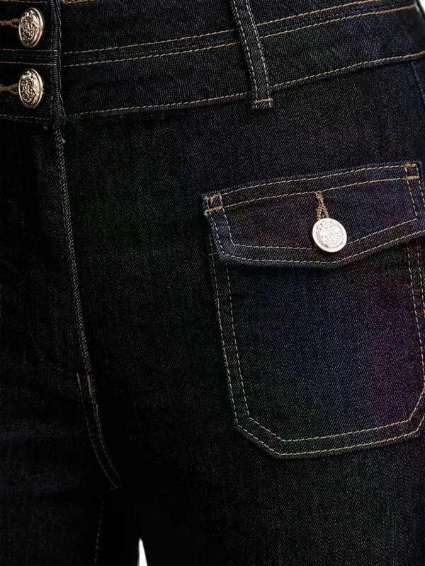 MORGAN Flap-pocket Flared Jeans
