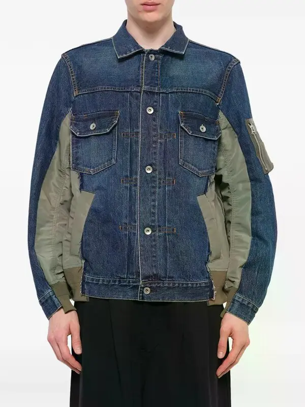 Sacai Layered-design Denim Jacket