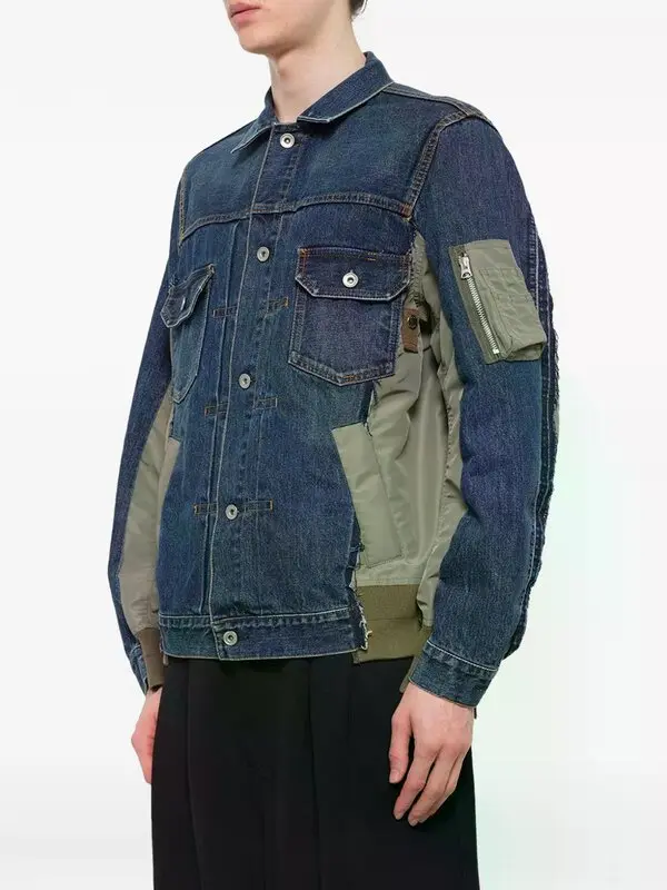 Sacai Layered-design Denim Jacket