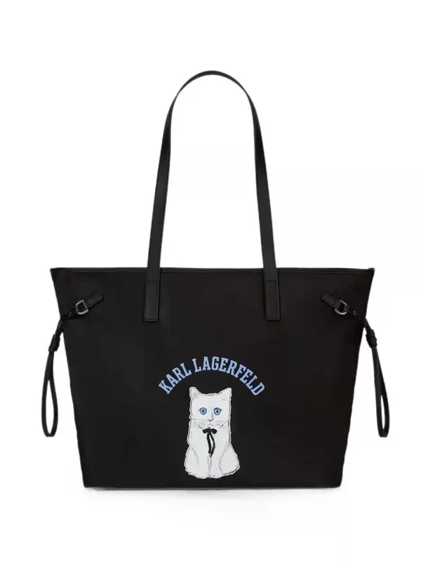 Karl Lagerfeld Ikon Choupette Tote Bag - Black