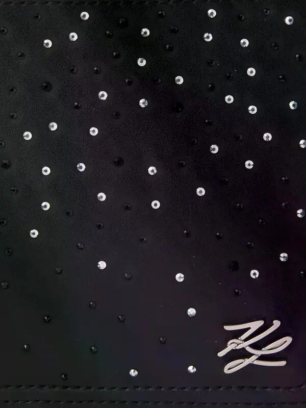 Karl Lagerfeld K/autograph Rhinestone Pouch