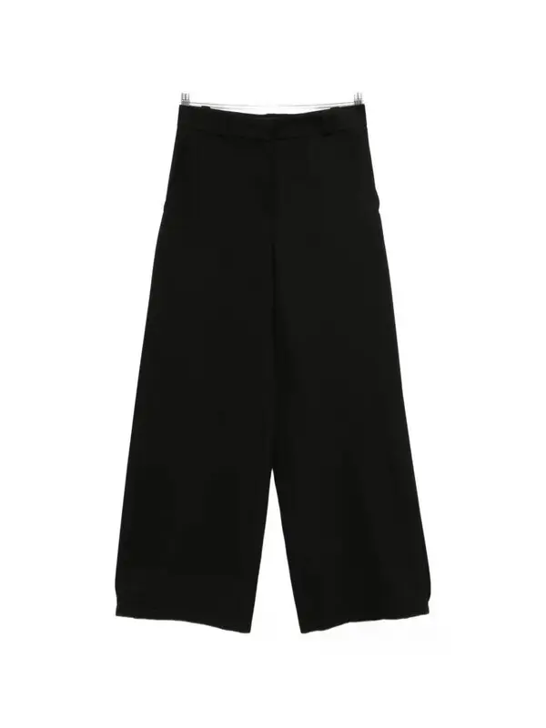 Giorgio Armani Wide-leg Palazzo Pants - Black