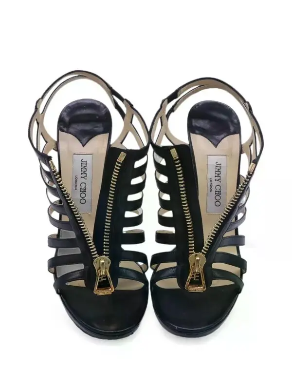 JIMMY CHOO Glenys Caged Gladiator Sandals