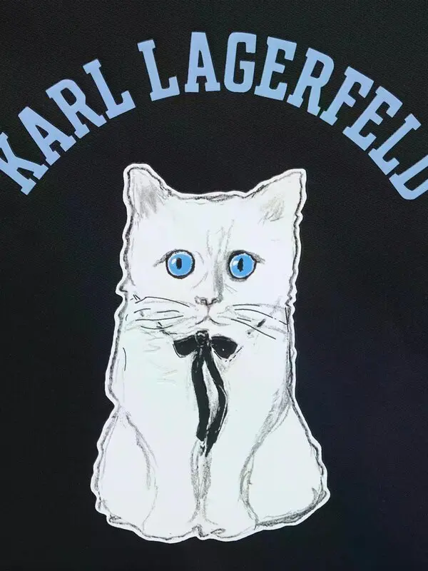 Karl Lagerfeld Large Ikon Choupette Backpack