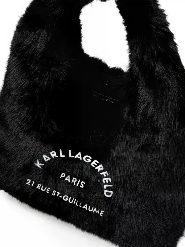Karl Lagerfeld Rue St-guillaume Sling Fur Bag
