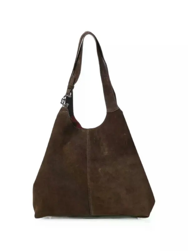 COCCINELLE Suede Leather Tote Bag - Brown