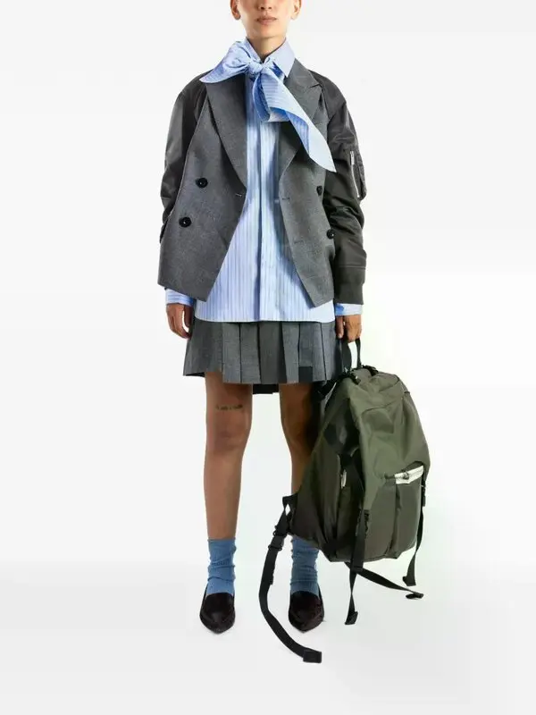 Sacai Double-breasted Hybrid Jacket