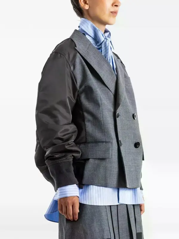 Sacai Double-breasted Hybrid Jacket