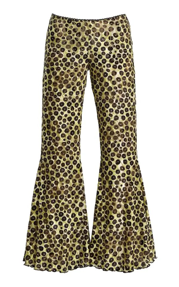 SIEDRES Jeslynn Cheetah Flared Pants - Multi