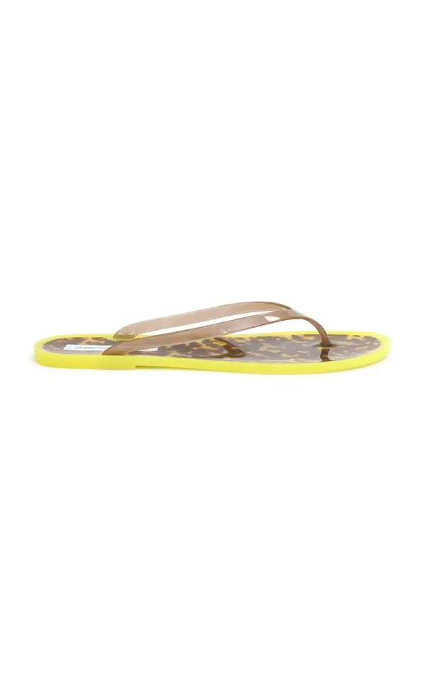 Christopher Esber Pvc Flip Flop Sandals - Yellow