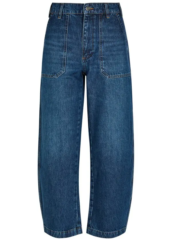 FRAME The Ranger Wide-leg Jeans - Blue