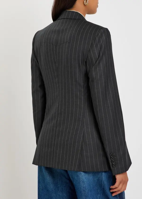 Givenchy Pinstriped Wool Blazer