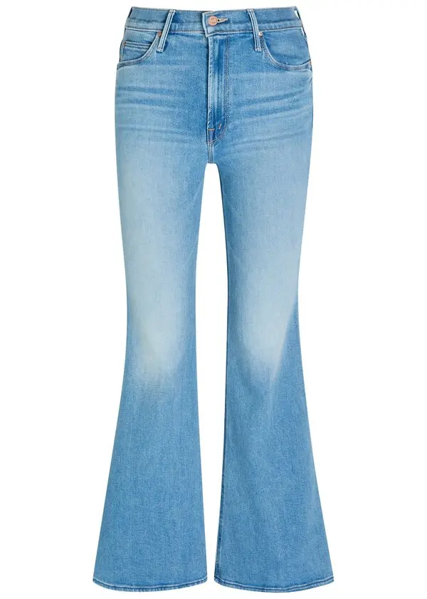 MOTHER Lil Doozy Flared-leg Jeans - Light Blue