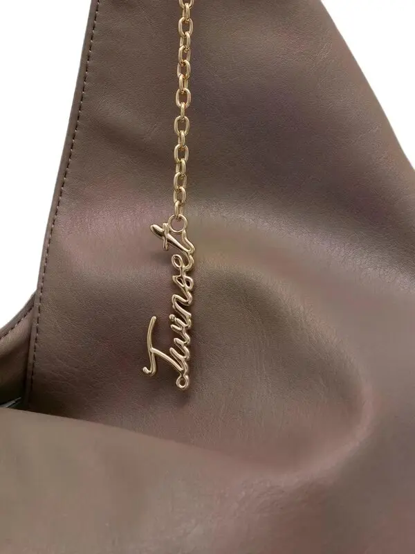TWINSET Small Logo-charm Tote Bag