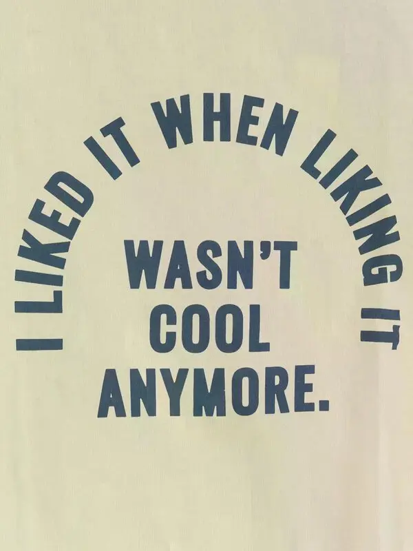 POMPEII Slogan-print Ringer T-shirt