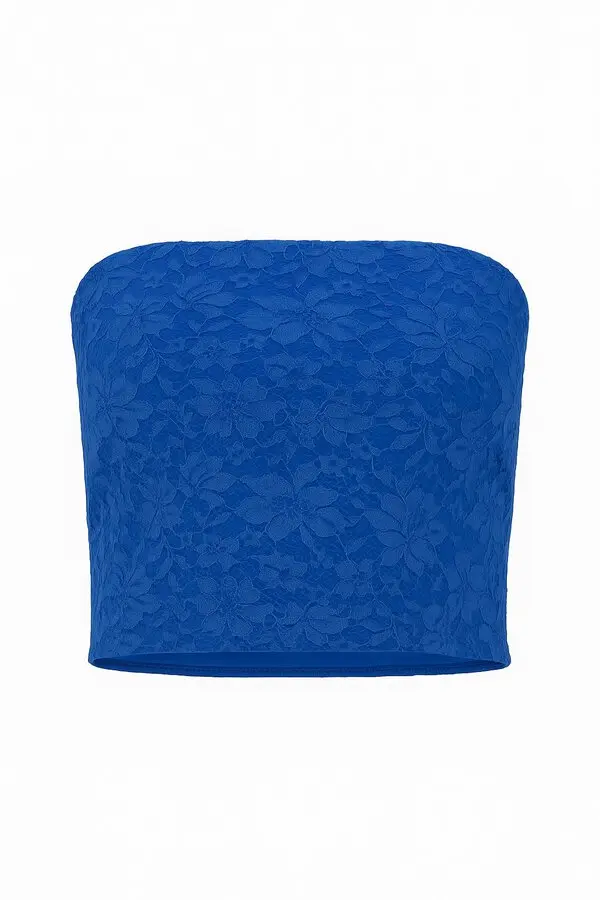 CONQUISTA Lace Bandeau Royal
