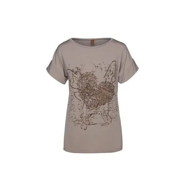 CONQUISTA Printed Micromodal Tee Swl