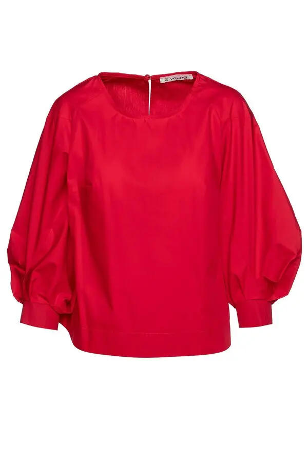 CONQUISTA Top With Bishop Sleeves