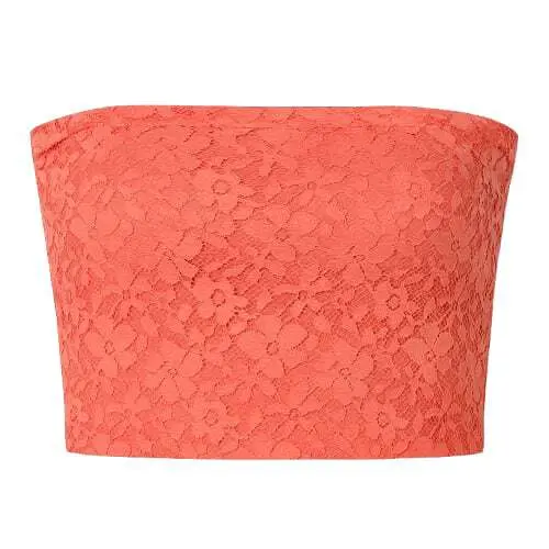 CONQUISTA Lace Bandeau Apricot - Orange