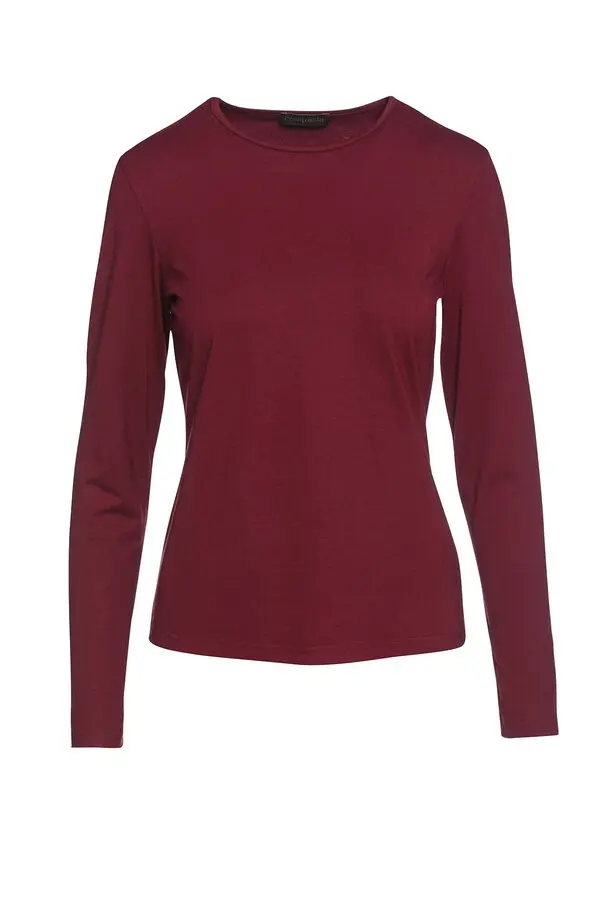 CONQUISTA Burgundy Jersey Top