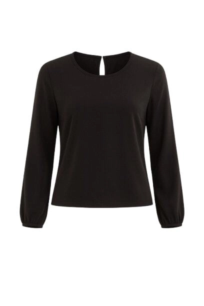CONQUISTA Semi-sheer Back Top