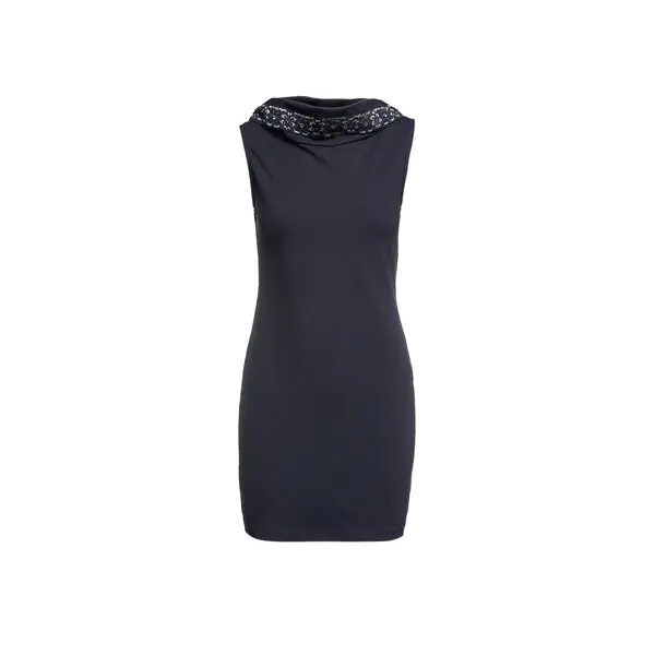 CONQUISTA Off Shoulder Mini Dress - Black