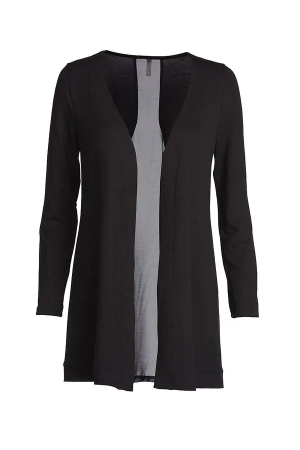 CONQUISTA Cardigan With Sheer Back